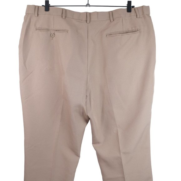 Haband | Pants | Haband Fit Forever Mens Size 44l Tan Polyester Dress ...